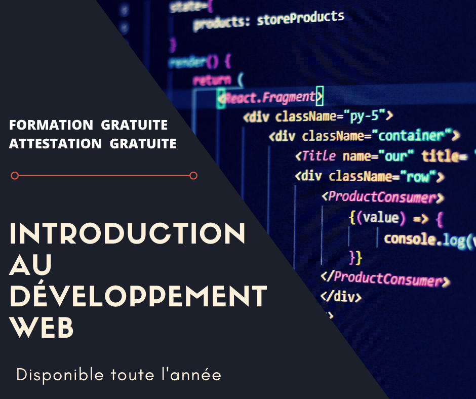 Développement Web - Formation Gratuite